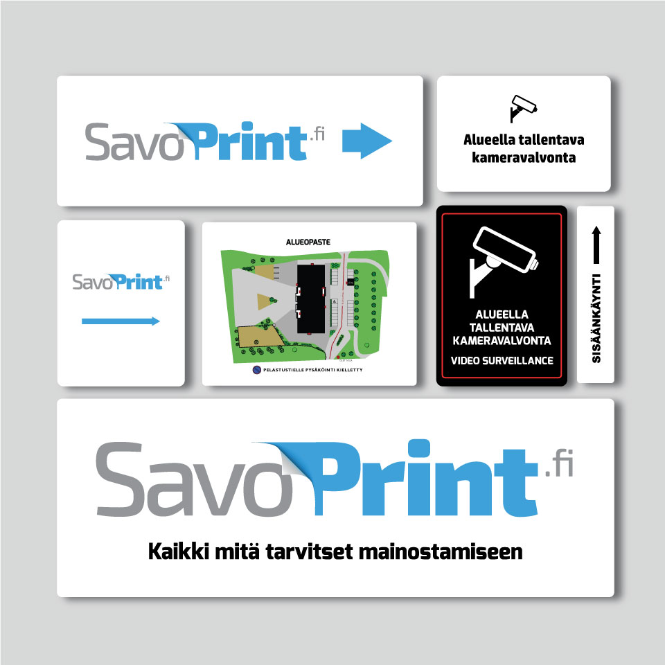 Työmaataulut ja -infokyltit - SavoPrint